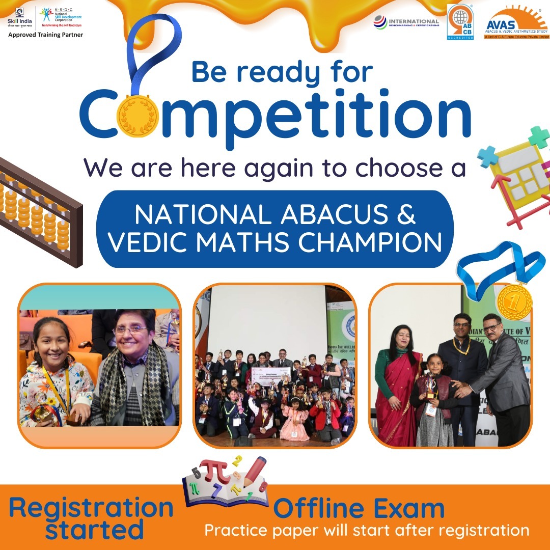 National Level Championship 2024 Offline for Schools - AVAS: Abacus and ...